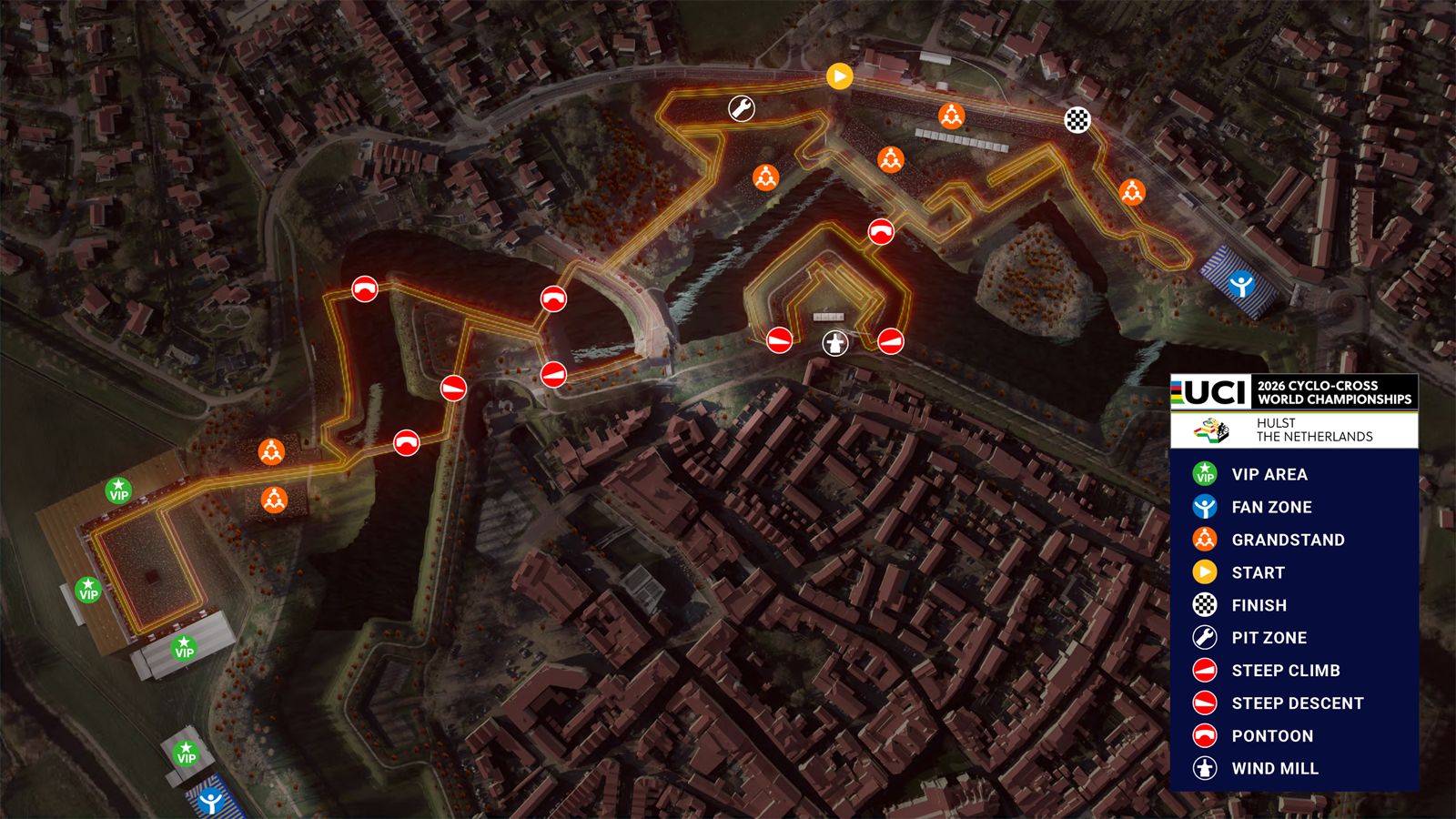 WK Veldrijden - UCI Cyclo-cross World Championships Course in Hulst (2026) brims with ...